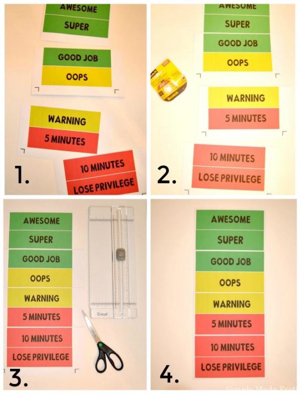 Free Printable Color-Coded Reward Chart - Simple Made Pretty
