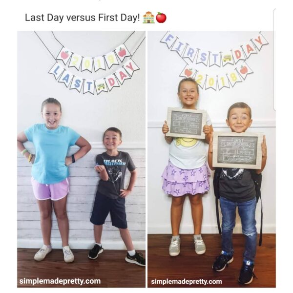 25 Unforgettable First Day of School Picture Ideas - Simple Made Pretty