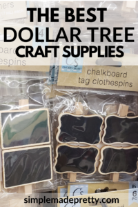 100+ Best Dollar Tree Crafter's Square Supplies - Simple Made Pretty