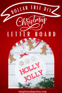 Dollar Tree DIY Christmas Letter Board - Simple Made Pretty (2026)