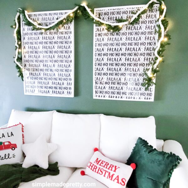 DIY Wrapping Paper Wall Signs - Simple Made Pretty (2026)