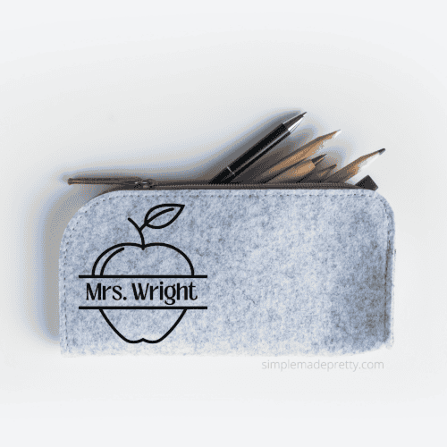 20 Free Monogram SVG Files - Teacher Apple Split Monogram SVG - Simple ...