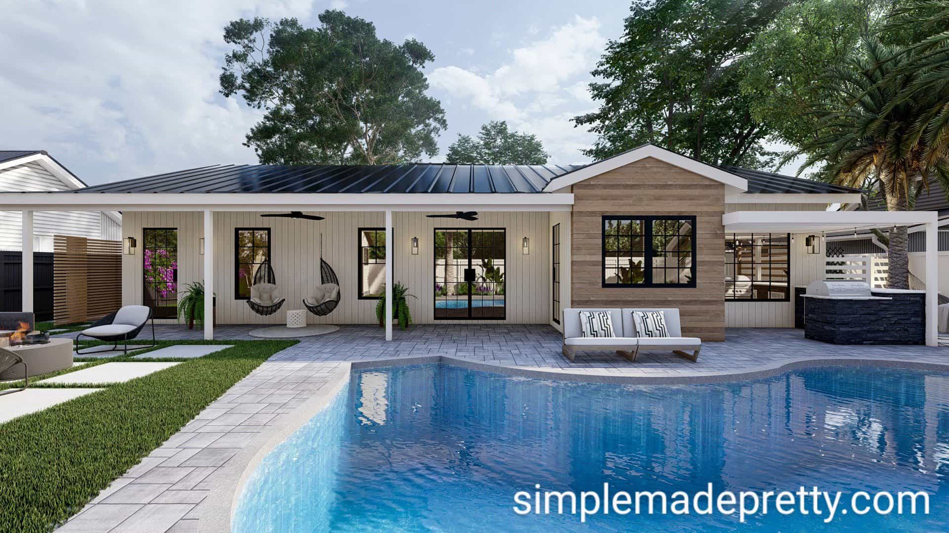 My Yardzen Online Landscape Design Review - Modern Home Exterior ...