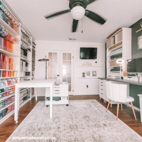 Craft Room Makeover - Craft Room, Guest Room, and Home Office Combo ...
