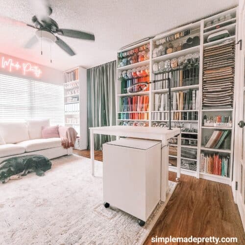 Craft Room Makeover - Craft Room, Guest Room, and Home Office Combo ...