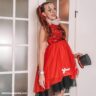 30+ Red Dress Halloween Costume Ideas - Cute Clown Costume Dollar Store ...