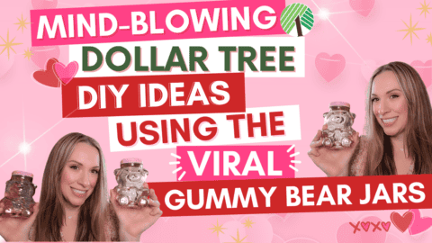 20 Dollar Tree DIYs with the Viral Gummy Bear Glass Jars - Simple Made ...